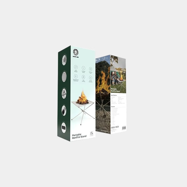 Green Lion Portable Bonfire Stainless Steel Stand – iConnect Qatar