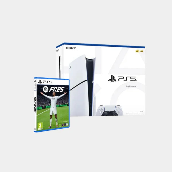 Playstation 5 Slim Console Disc with EA FC 25 | PS5 Qatar – iConnect Qatar