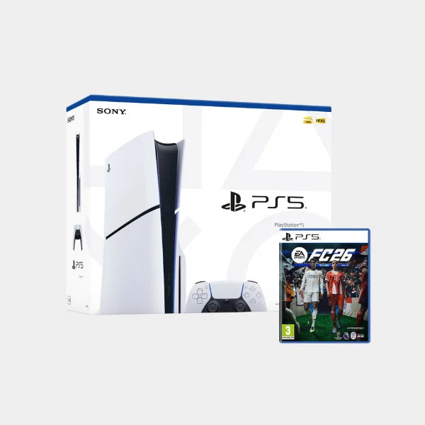 Sony Playstation PS5 Slim Console Disc 1TB + FC 26 Qatar – iConnect Qatar
