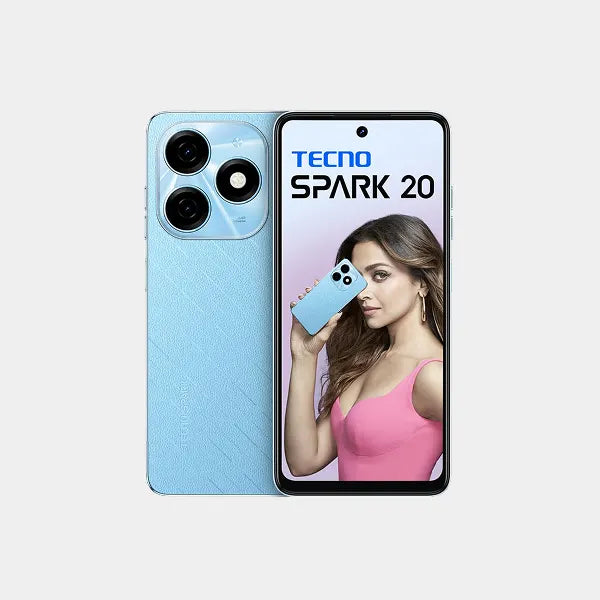 Buy Tecno Spark 20 (8GB RAM, 256GB) - Magic Skin Blue | iConnect Qatar